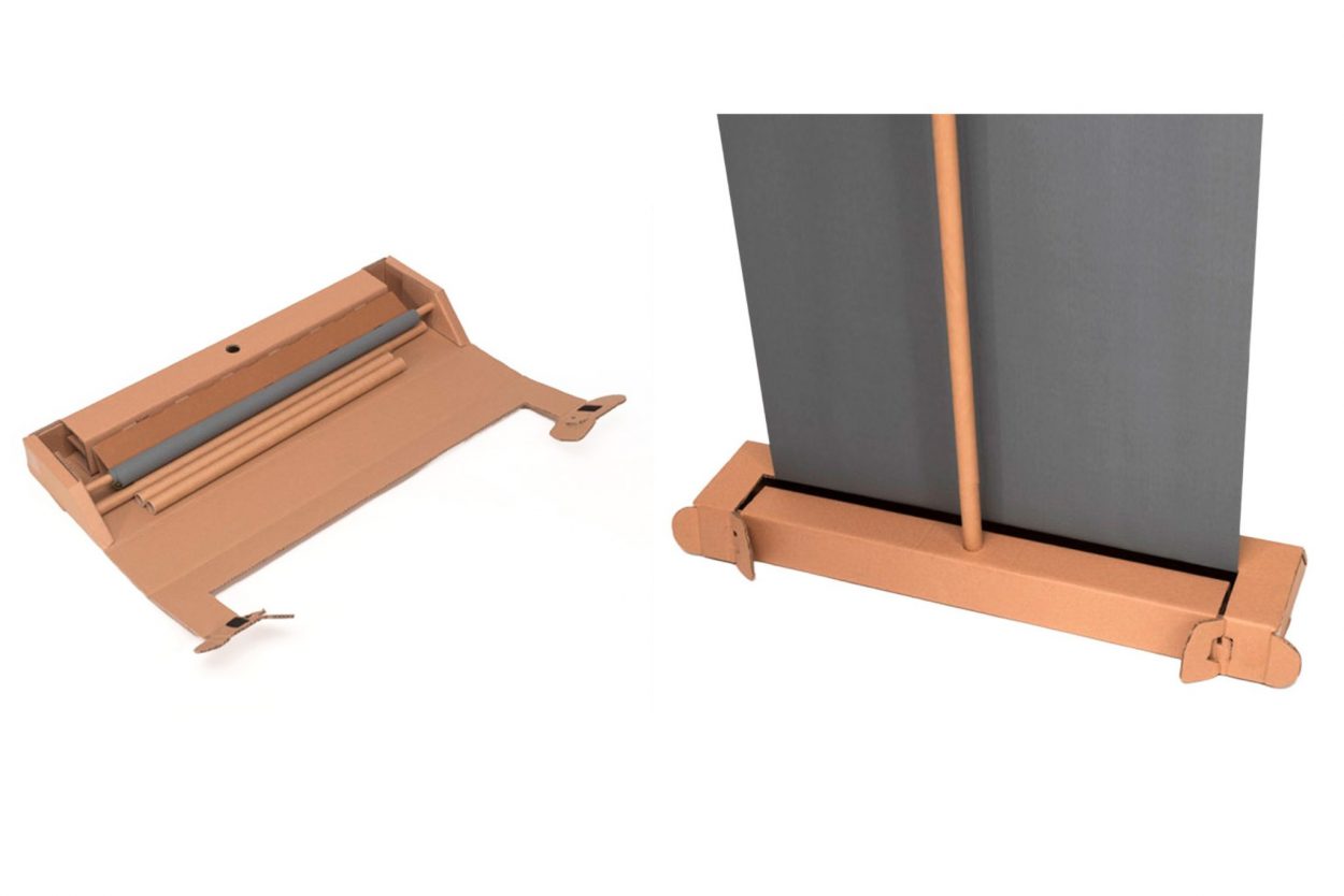 Nuevo roll up de cartón, 100% reciclable - Blog Jumboprinters