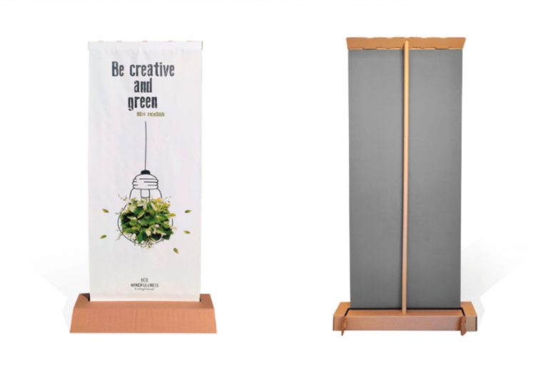 Nuevo roll up de cartón, 100% reciclable - Blog Jumboprinters