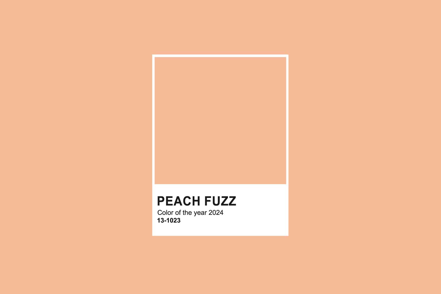 Peach Fuzz, el nuevo color Pantone para el 2024 - Blog Jumboprinters