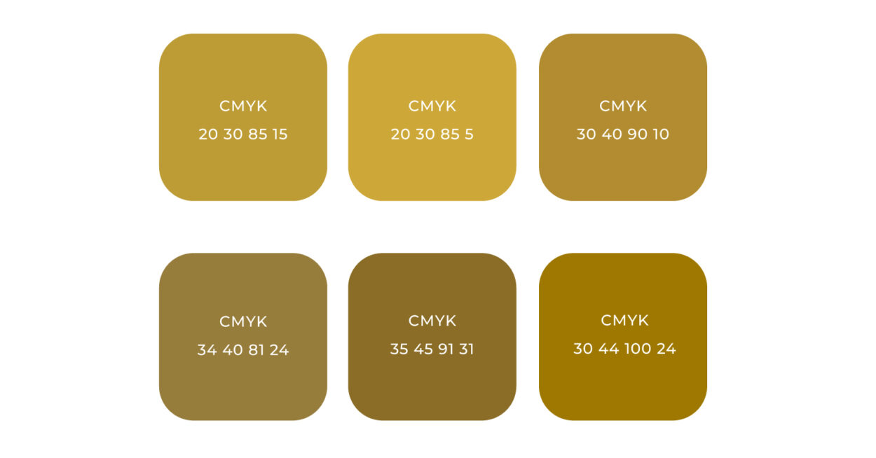 Cómo conseguir el color dorado en CMYK - Blog Sabaté